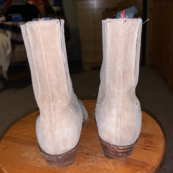 MARIACHI | Shoes | Vintage Mariachi Handmade Suede Ankle Boots Western ...